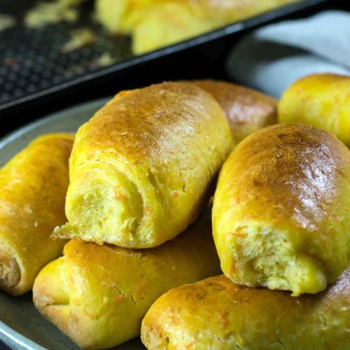Carrot Buns Recipe - Travel Cook Tell